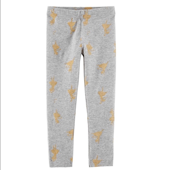 Carter's | Bottoms | Nwt Carters Gold Glitter Ballerina Leggings | Poshmark